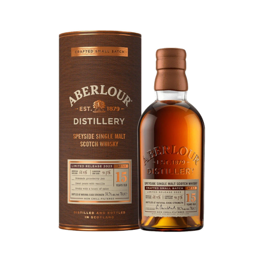 現貨｜ABERLOUR - 15 Years Old Crafted Small Batch Limited Release 2023 No ...